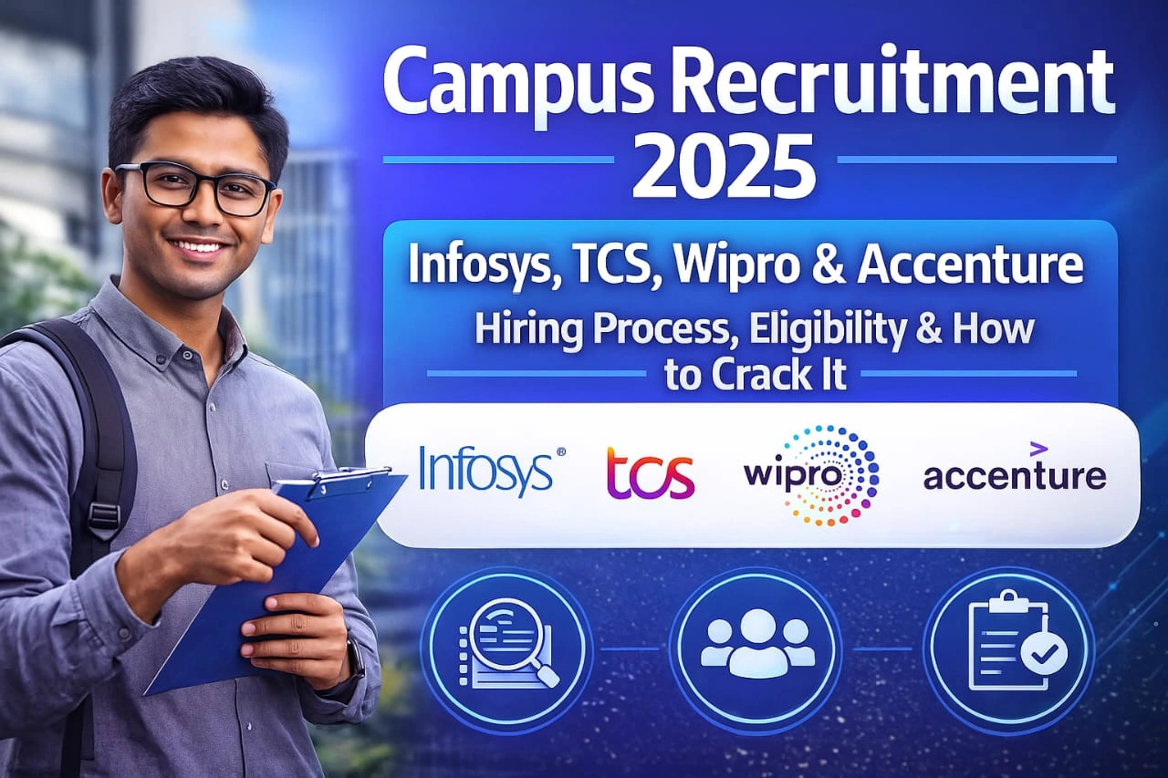 Campus Recruitment 2025: Infosys, TCS, Wipro & Accenture Hiring Process, Eligibility & How to ...