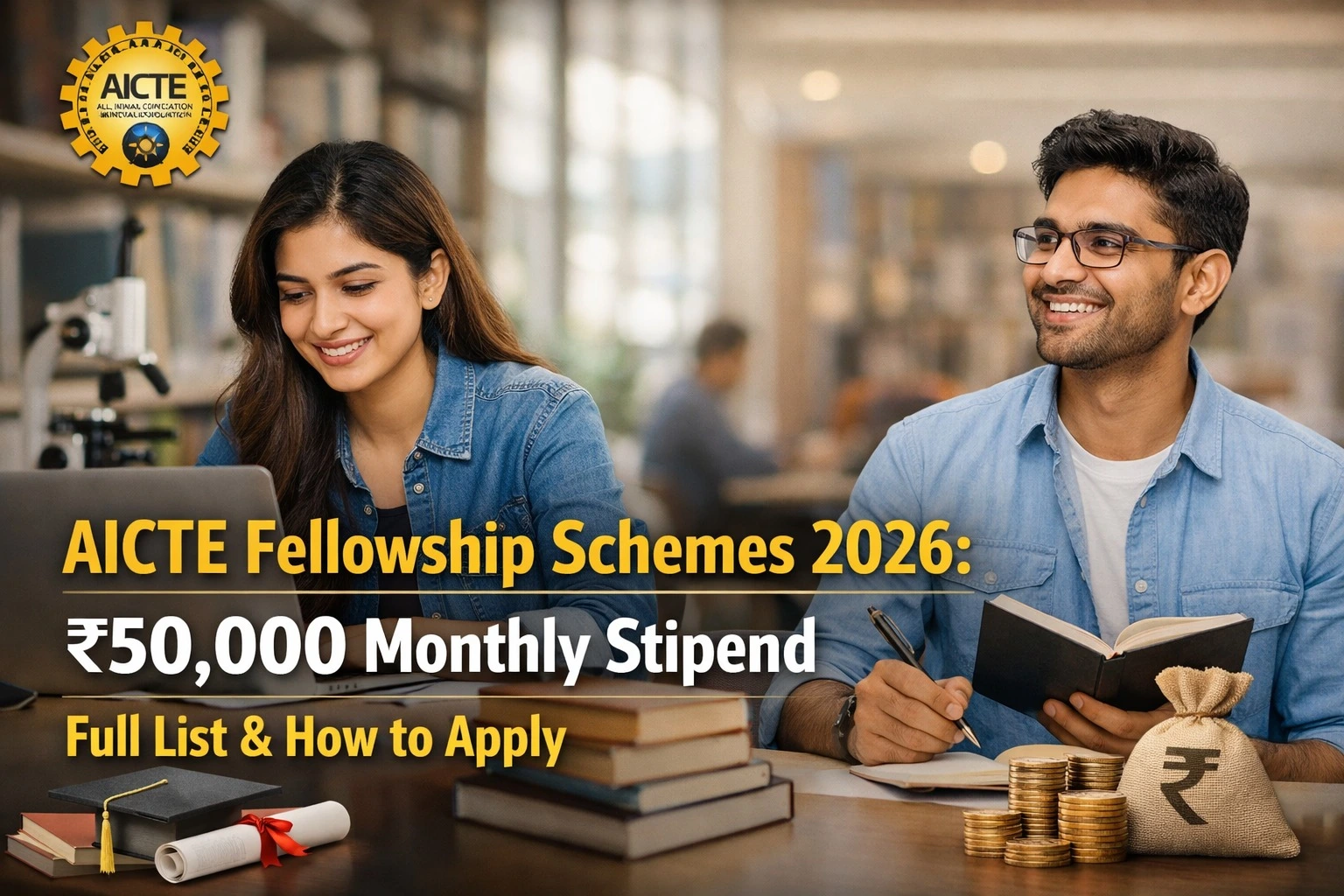 AICTE Fellowship Schemes 2026: ₹50,000 Monthly Stipend, Full List & How ...
