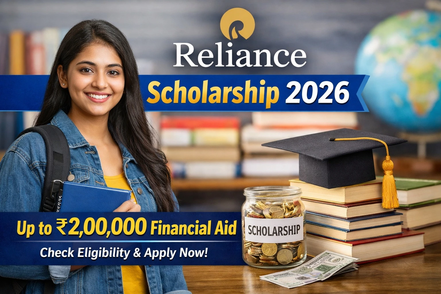 Reliance Scholarship 2026 – Up to ₹2,00,000 Financial Aid | Check ...